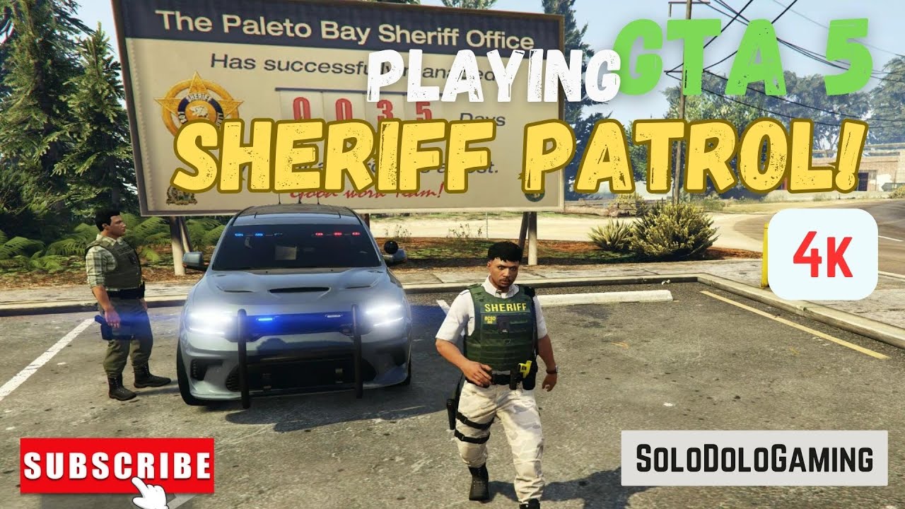 HEMI DURANGO SHERIFF PATROL - I Play GTA 5 as the SHERIFF! - YouTube
