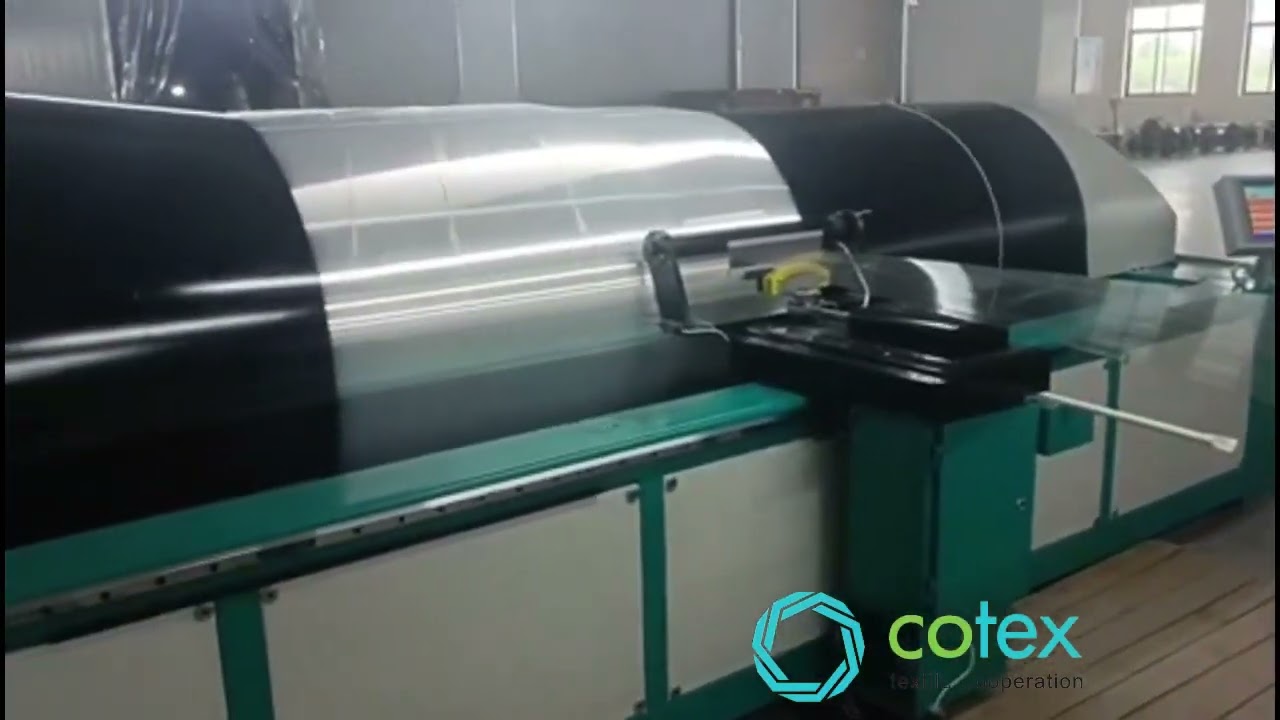 sectional split warping machine - YouTube