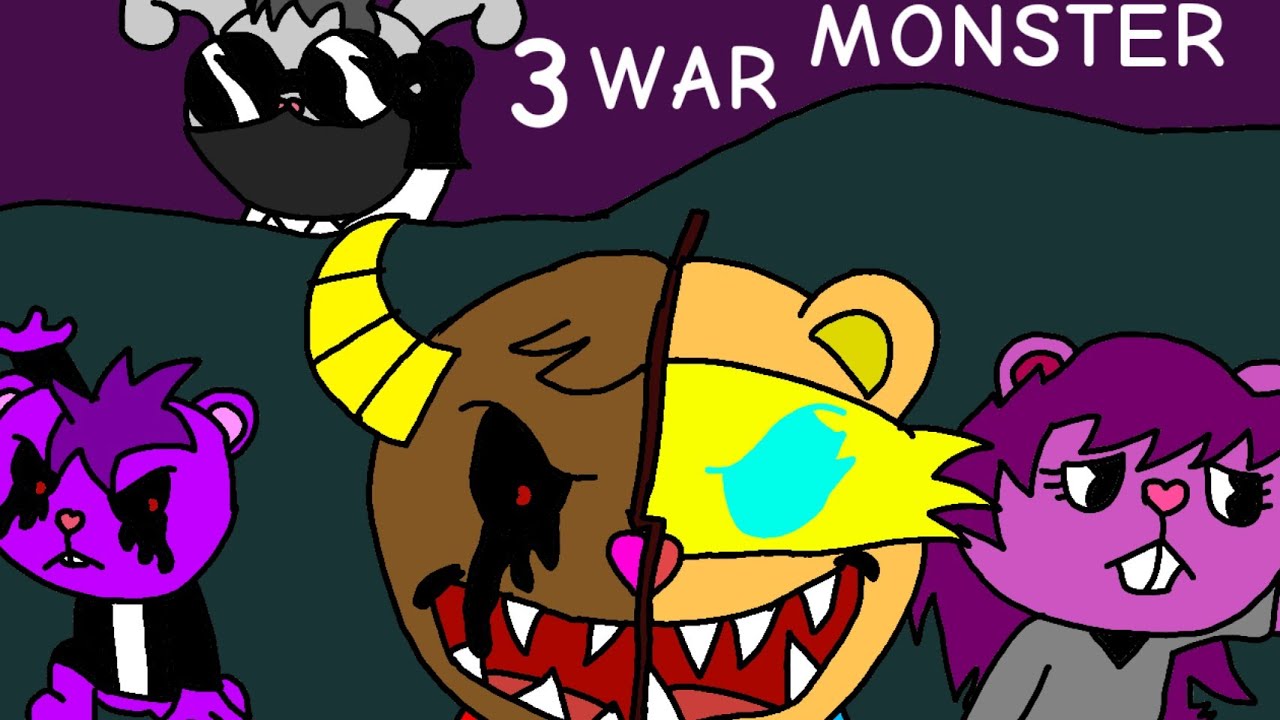 HAPPY TREE FRIENDS AMNESIA MONSTER WAR 3 ( fan made ) - YouTube