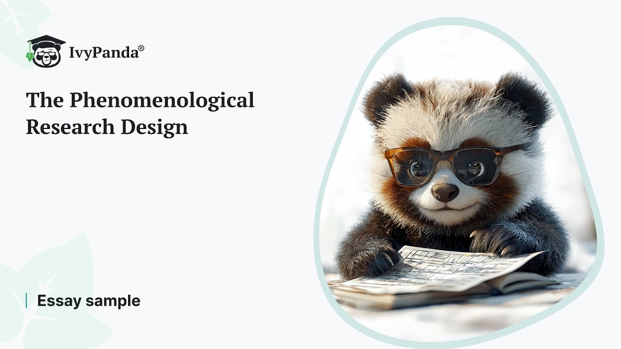 The Phenomenological Research Design | Essay Example - YouTube