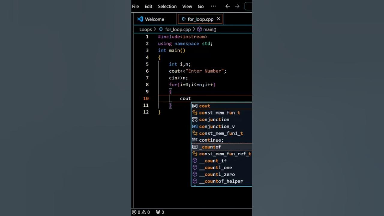 #4 #Cpp #for_loop - YouTube