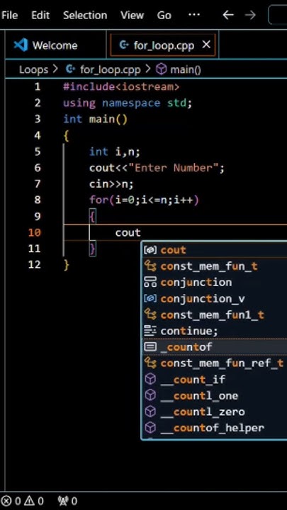 #4 #Cpp #for_loop - YouTube