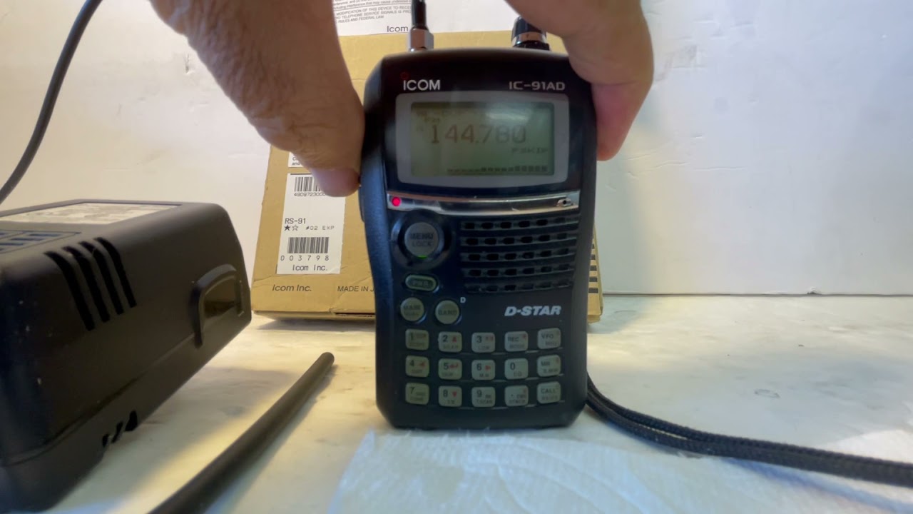 ICOM IC-91AD D-STAR TRANSCEIVER - YouTube