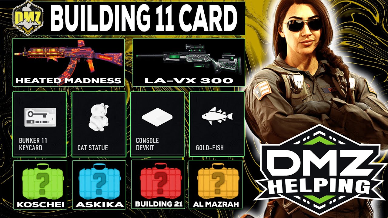 DMZ Help Koschei Complex, Bunker 11 Keycard, Tiers 1 - 5 Missions ...
