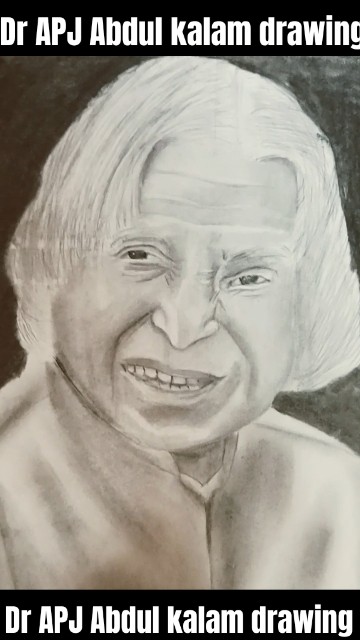 Dr APJ Abdul kalam drawing shading part||Trivhun Sharma arts||#trending ...