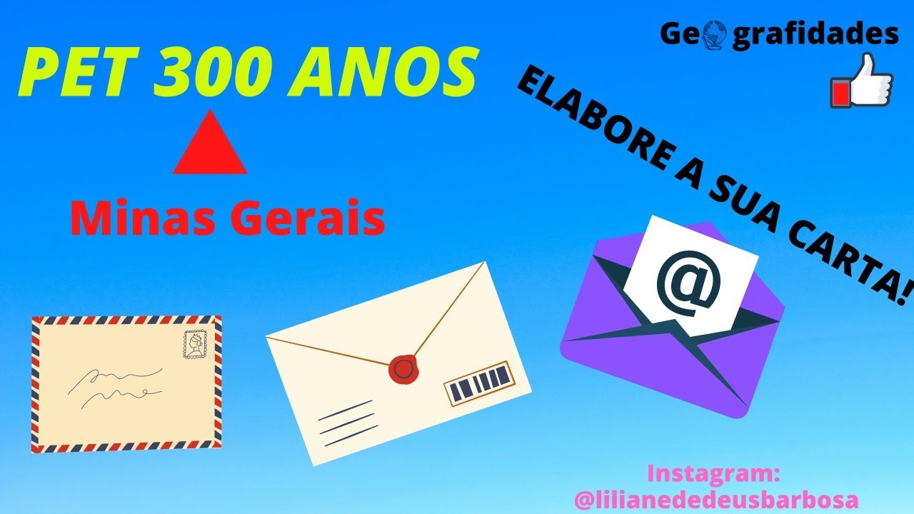 Pedido de Elaboração da Carta PET 300 anos MG - YouTube