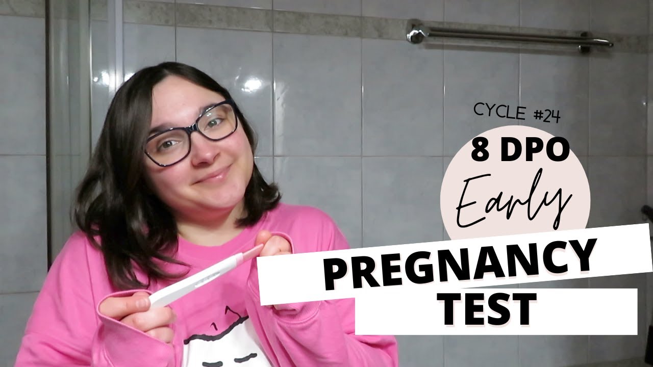 Early Pregnancy Test at 8 Dpo || Trying new tests, sort of || TTC Baby ...