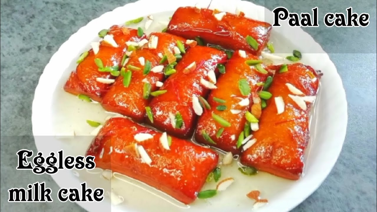 ️ Soft & juicy Paal cake recipe | eggless milk cake recipe | paal cake ...