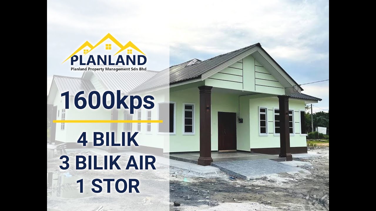 rumah 4 bilik tidur, 3 bilik air dan 1 stor. 1600 kp. Jom house tour ...