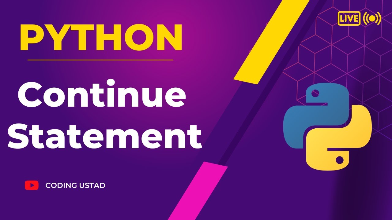 Python Continue statement | Continue statement in loop - YouTube