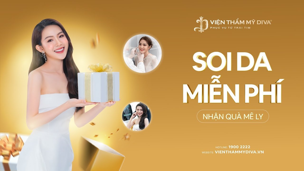 CÙNG VIỆN THẨM MỸ DIVA: SOI DA MIỄN PHÍ - NHẬN QUÀ MÊ LY - YouTube