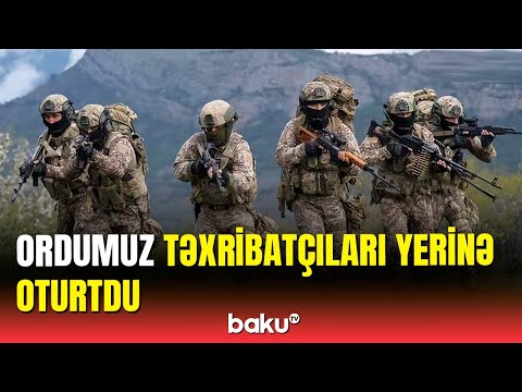 Sərhəddə atəşkəsi pozan erməni təxribatçılara layiqli cavab