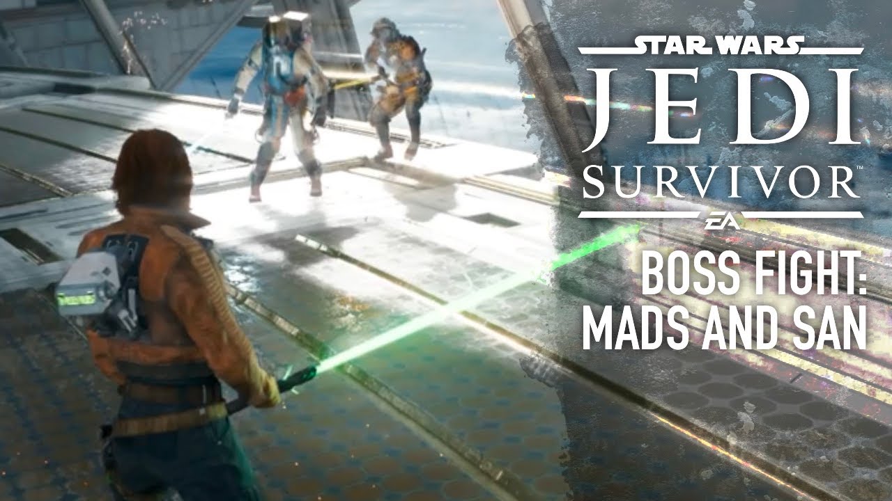 STAR WARS Jedi: Survivor - Mads Gresh and San Dersen - Boss Fight - YouTube