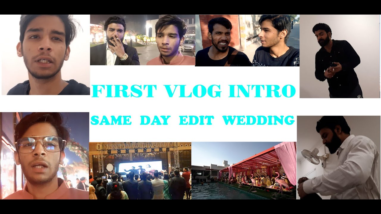 My first vlog intro // same day edit wedding #weddingphotography # ...