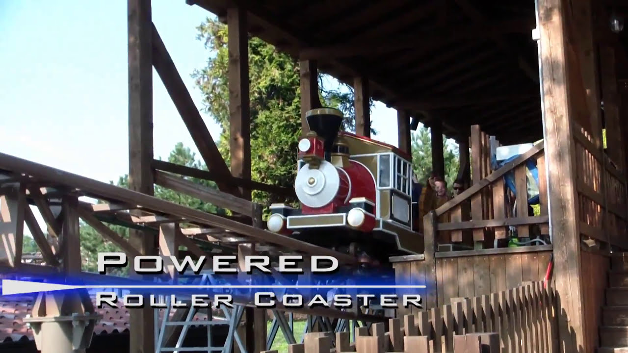 Powered Coaster- Leolandia (Italy) - YouTube