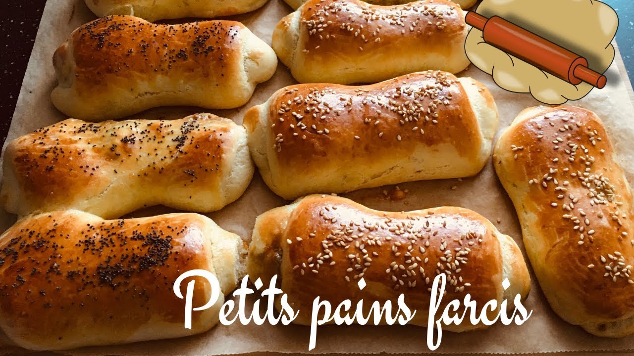 PETITS PAINS FARCIS / RECETTE PATE MAGIQUE - YouTube