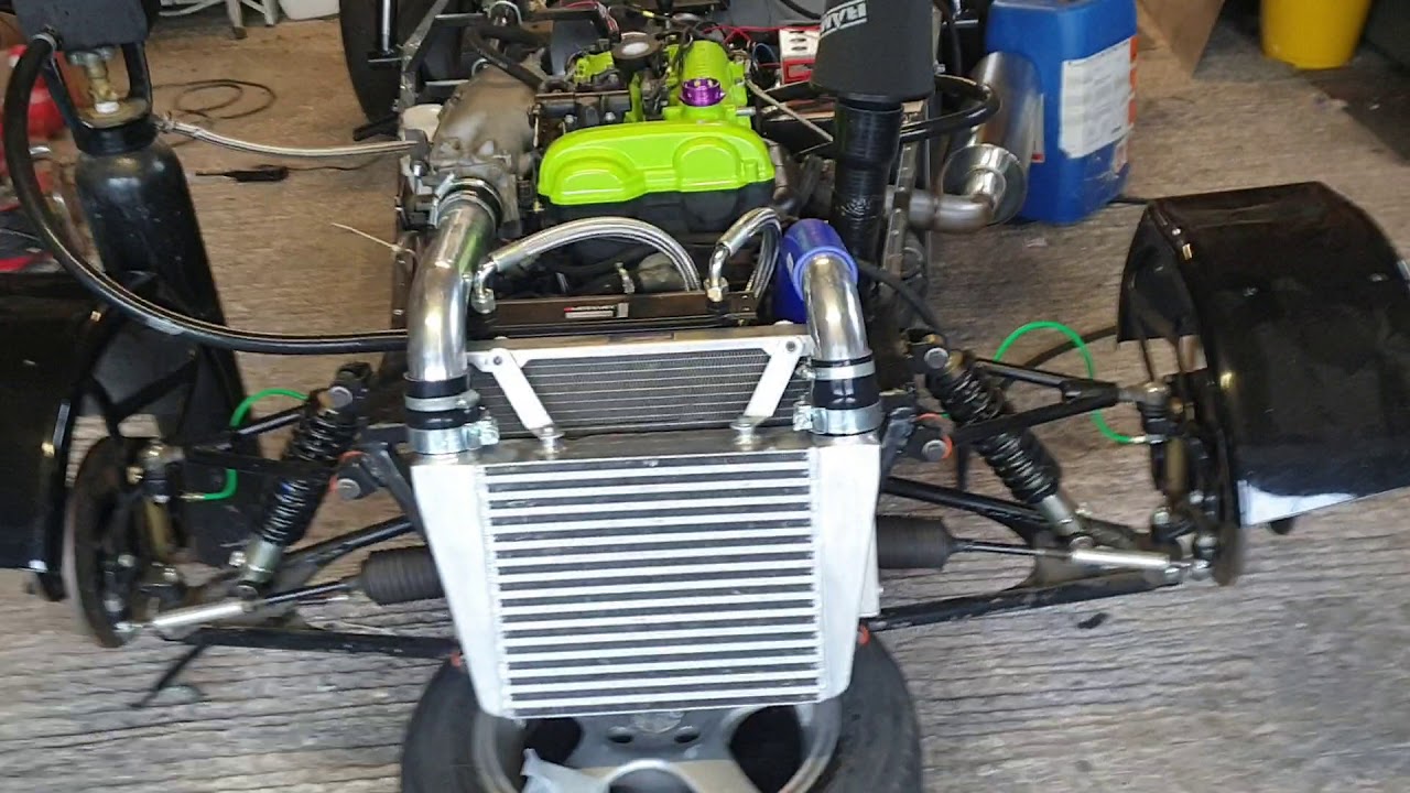 MX5 turbo powered locost kit car - YouTube