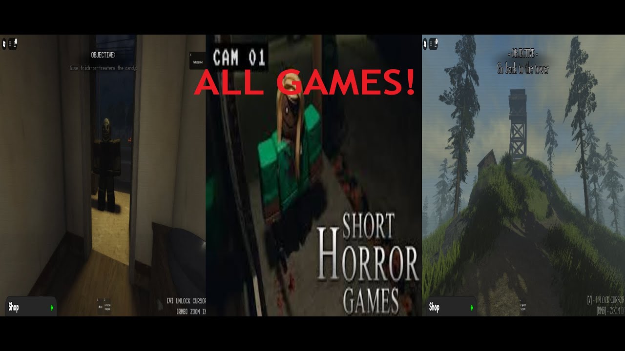i played every short horror game - YouTube