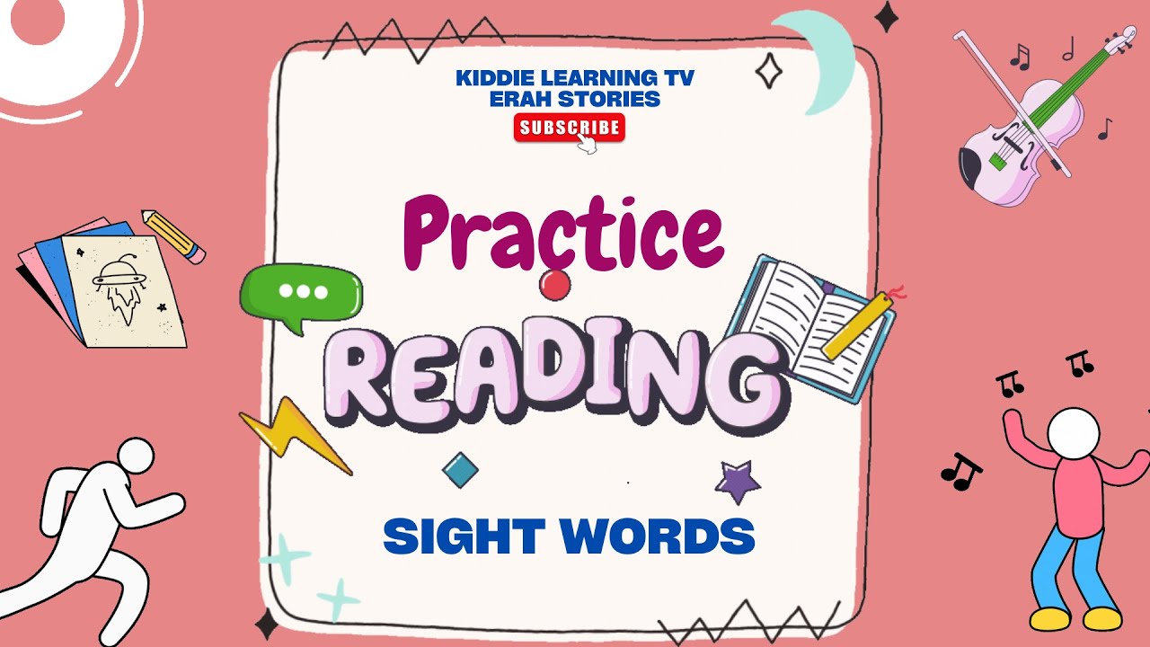 Sight Words 1 : Practice Reading English for Kids | Learn How to Read ...