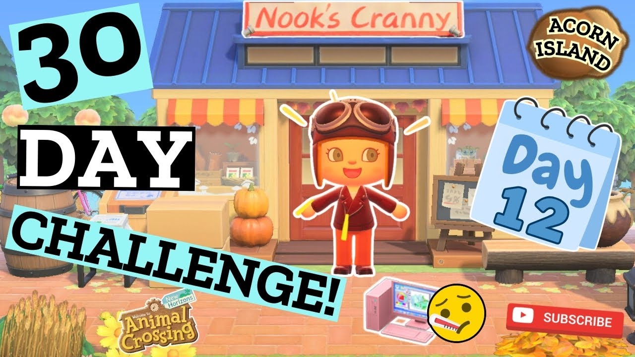 30 Day Challenge Day 12! | 30 Day Challenge ACNH | Animal Crossing New ...