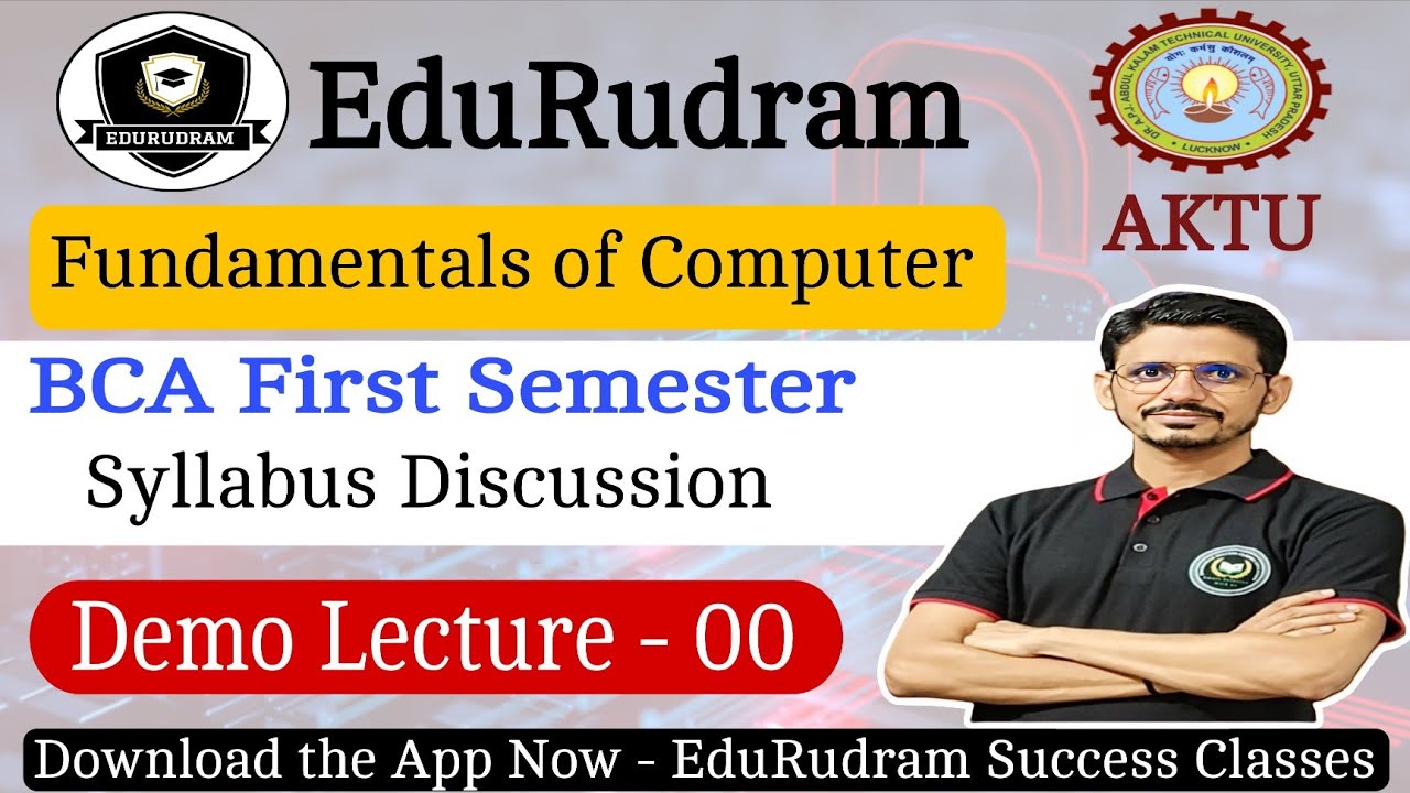 Fundamentals of Computer || BCA || Syllabus Discussion || AKTU ...