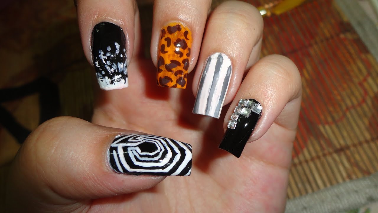 Kpop Nail Art: EXO (엑소 중독) Overdose MV Inspired - YouTube