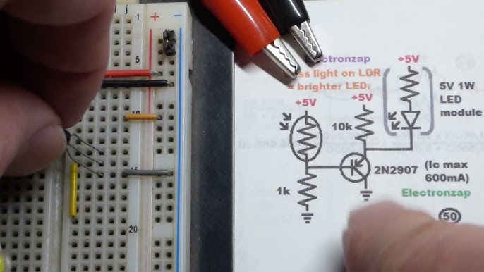 Pnp Transistor Circuits With Led