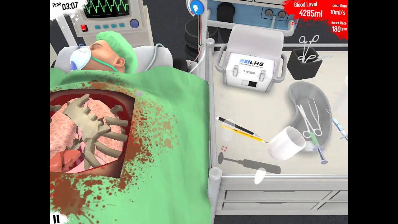 Surgeon Simulator Touch gameplay - YouTube