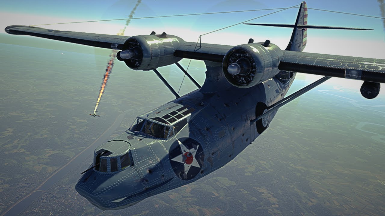 How To Carry #7 with the PBY-5A Catalina in War Thunder - YouTube
