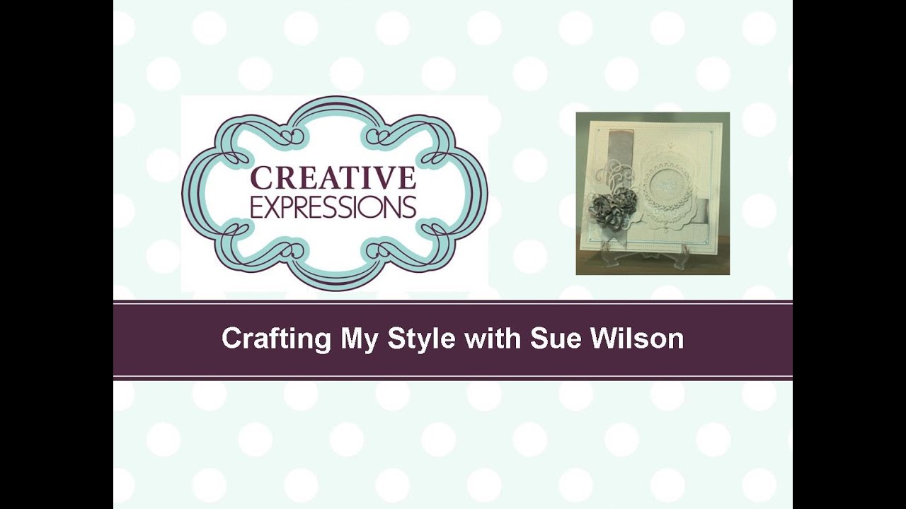 Craft Dies by Sue Wilson -- Tutorial Video - Silver Ribbon Flowers for ...