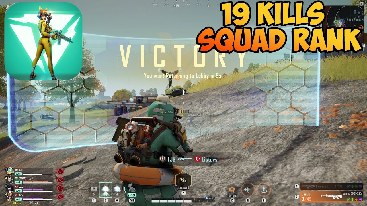 Farlight 84 - DUCKSYDE Rank Squad 19 kills🔥Gameplay(iOS,Android) - YouTube