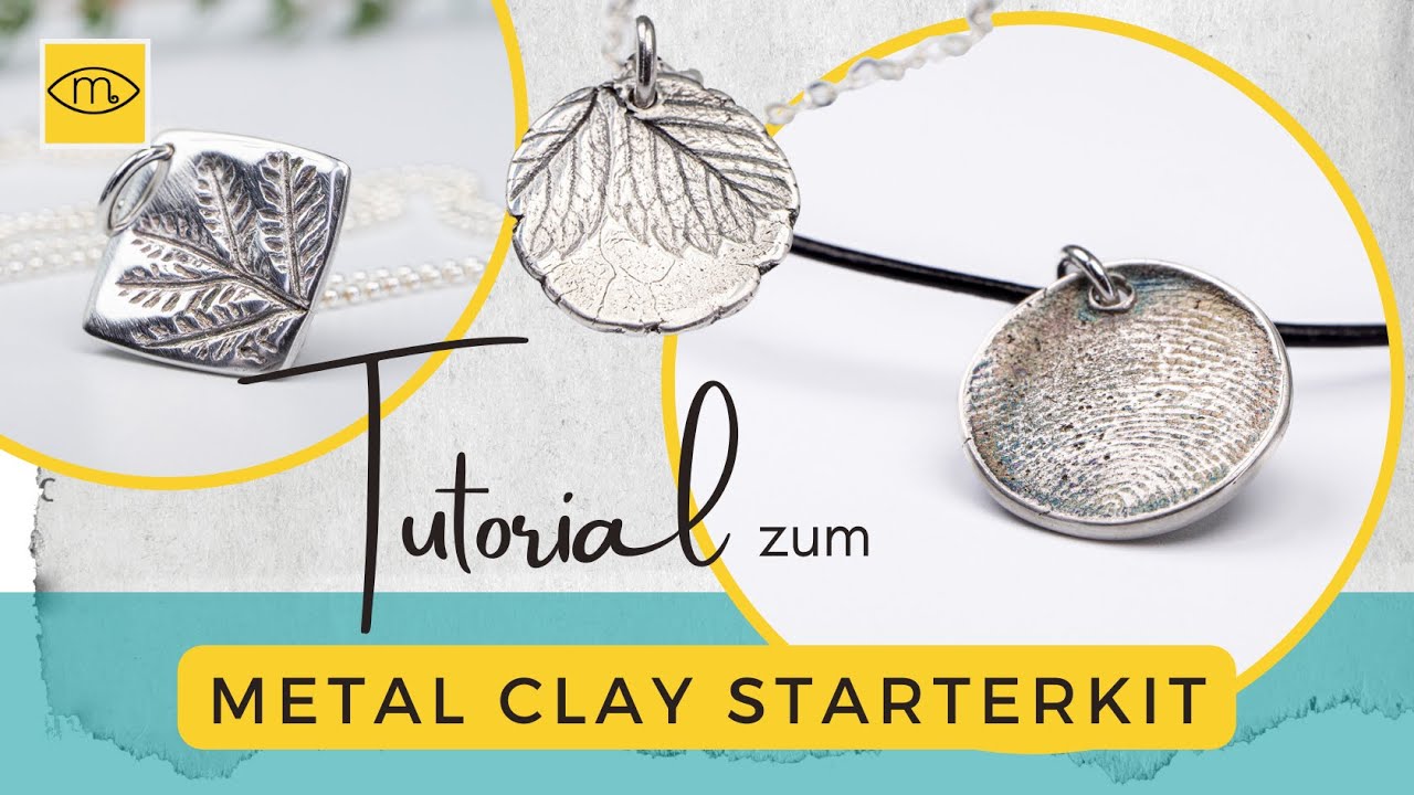 DIY Anleitung Metal Clay Silberschmuck Tutorial: Fingerabdrücke ...