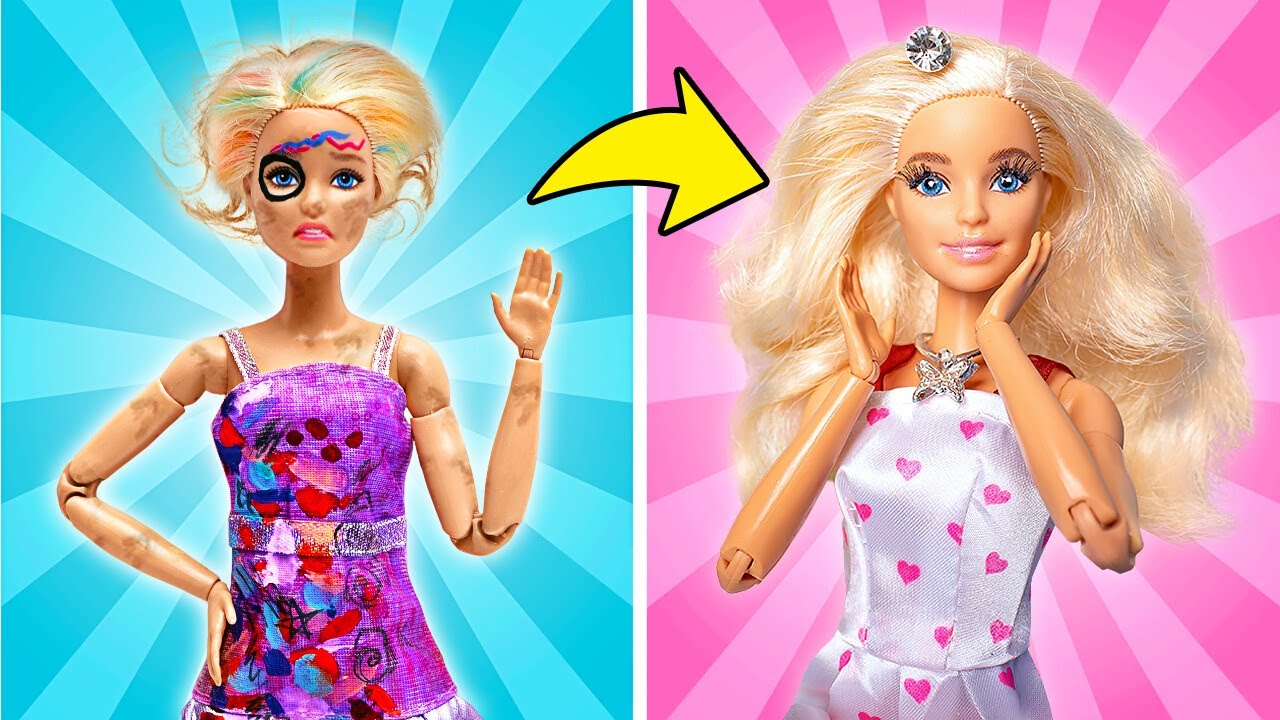 Stunning Transformation of a Regular Doll to a Glamorous Doll | Extreme ...
