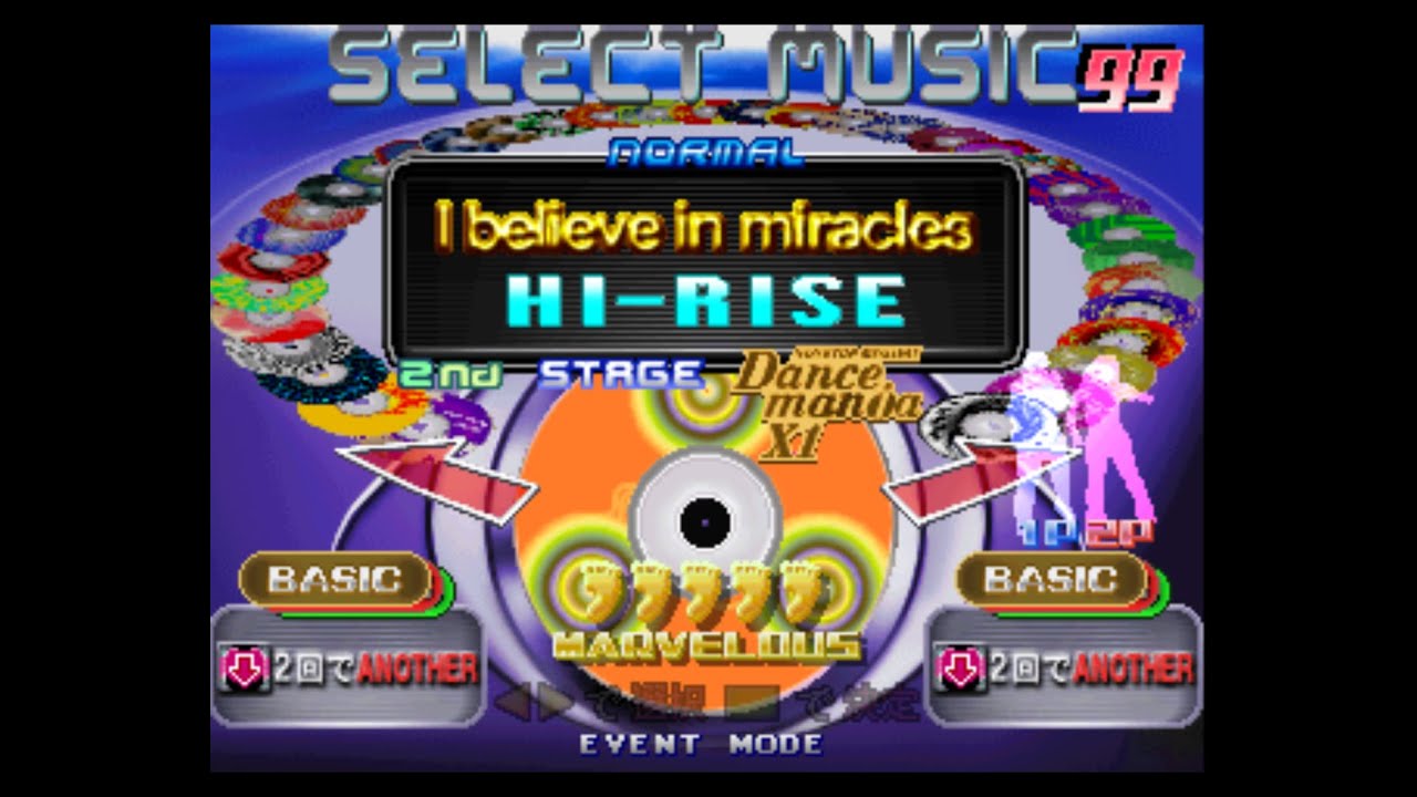[DDR 3rdMIX PLUS(AC)(JP),2ndMIX mode][Unison(R) BASIC][23of36]I believe in miracles - YouTube