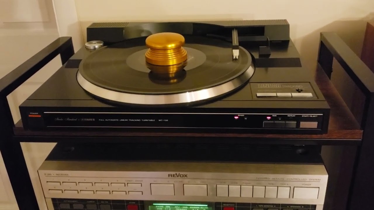 Fisher MT-729 linear tracking turntable - YouTube