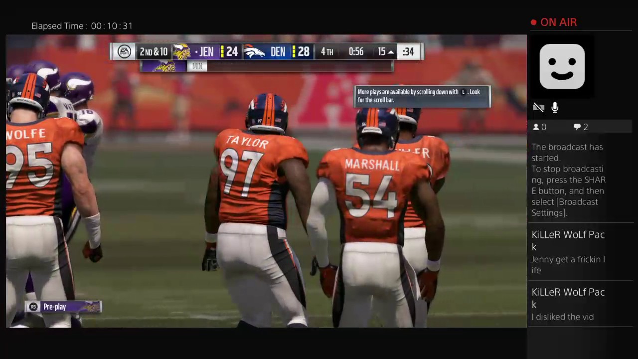 Madden live with Liam - YouTube