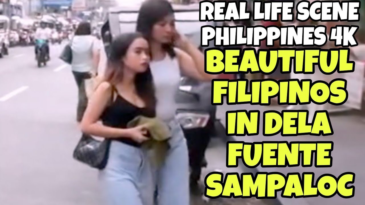 BEAUTIFUL FILIPINOS IN WALK THRU DELA FUENTE MARKET PLACE SAMPALOC ...