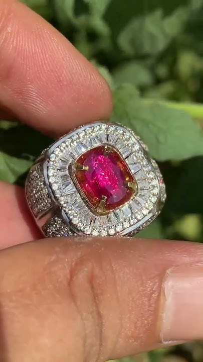 Burmese Ruby Unheated - YouTube