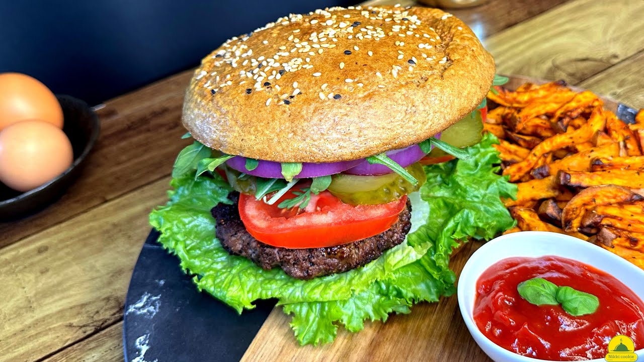 "No Flour, High-Protein Burger Buns |2 Ingredients, No Oven, No Guilt ...
