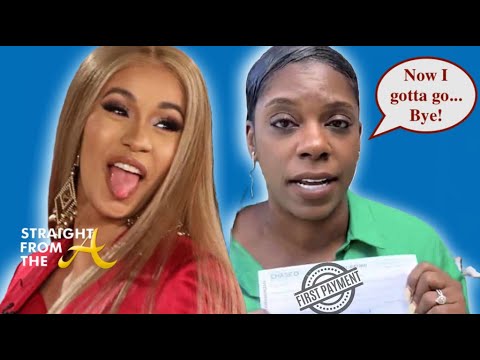 Tasha K's Entire $9k YouTube Check SEIZED by Cardi B | Not a Percentage ...