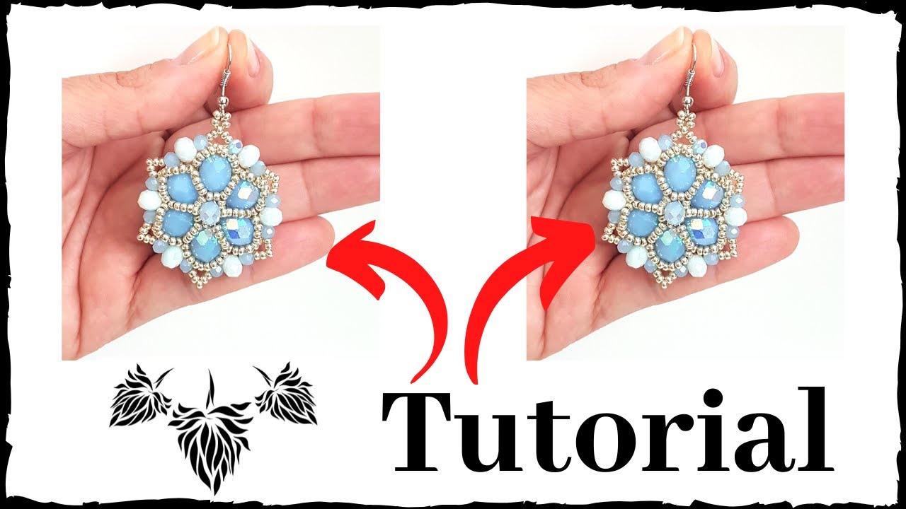 Tutorial for beginners. Beaded jewelry. Beading Tutorial. Earrings ...
