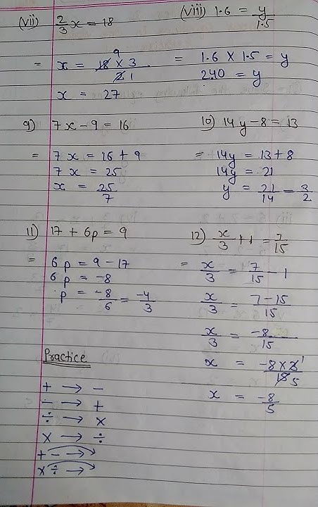 Ncert class 8th maths chapter 2 exercise 2.1 complete solution 👌 👍 👏 - YouTube