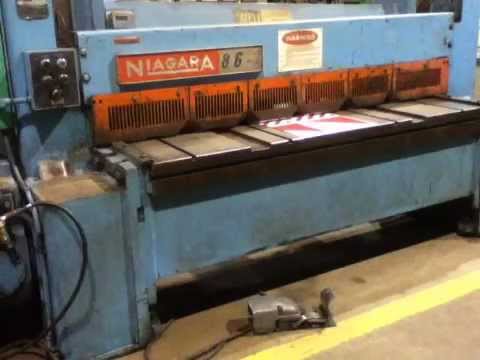 6' x 3/8" Niagara Metal Shear, #25299 - YouTube