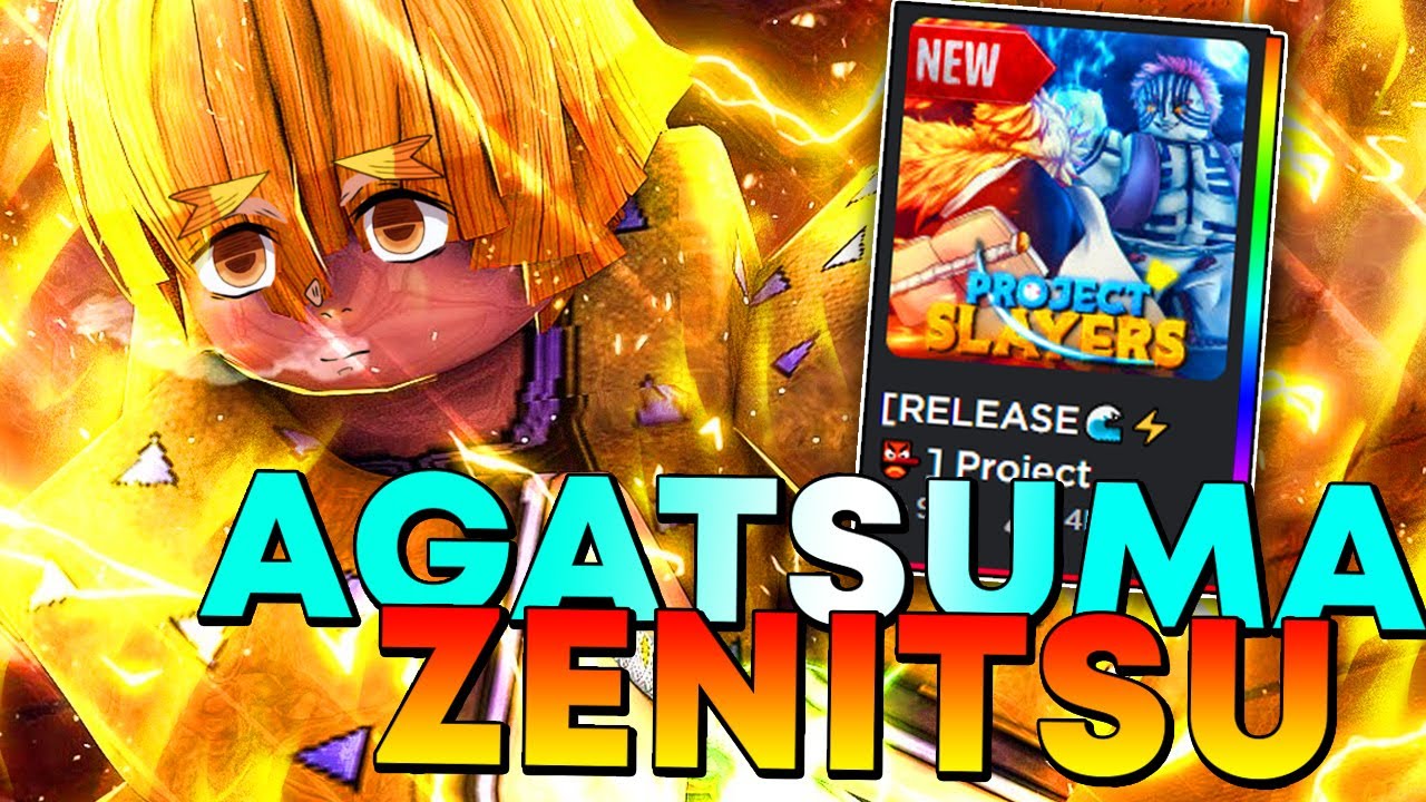 RECRIEI O ZENITSU AGATSUMA NO PROJECT SLAYERS E EU ME TORNEI A ...