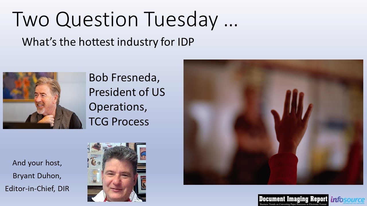 Two Question Tuesday: The Hottest Market for IDP With Bob Fresneda, TCG ...