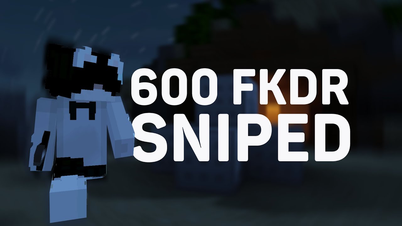 SNIPING a 600 FKDR CHEATER (120 WS) - YouTube