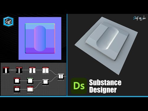 Substance 3D Designer Quick Tip | Simple Pattern | Hard surface | Shift 4 Cube