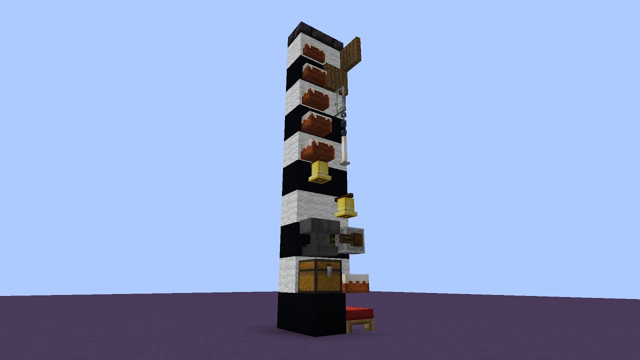 Steep staircase: 10 and a half blocks high | Minecraft - YouTube