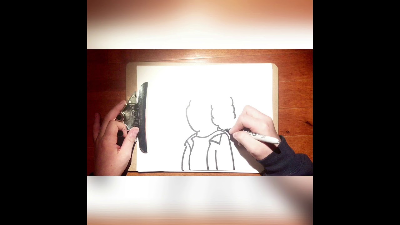 How to Draw Dustin From Stranger Things (step by step) - YouTube