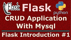 Python Flask CRUD Application Development - YouTube